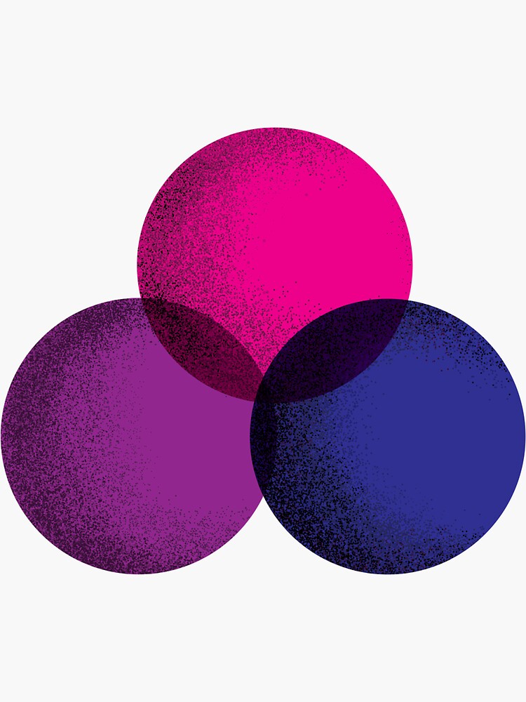 "Discreet Bi Pride Flag Colors" Sticker for Sale by livaniaapparel ...