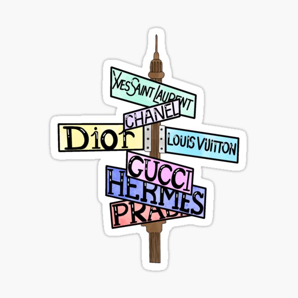 Designer Brands Stickers | Redbubble
