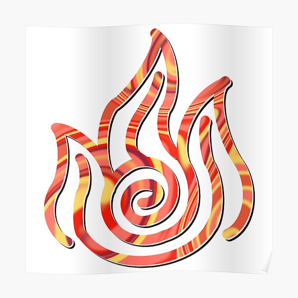 "Avatar Fire Element Symbol" Poster by reiano268 | Redbubble