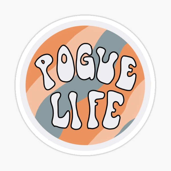 Pogue Life Aesthetic Sticker Sticker By Strojnylauren Redbubble