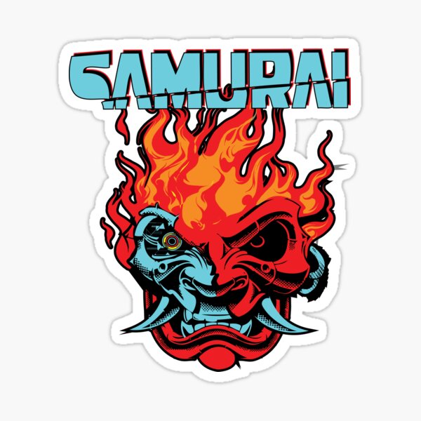 Cyberpunk Samurai Blade Runner Stickers | Redbubble