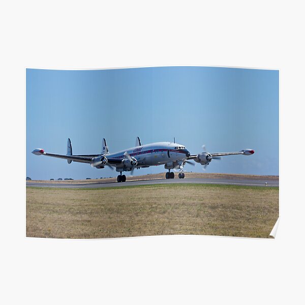 "Lockheed Super Constellation" Poster by Bairdzpics | Redbubble