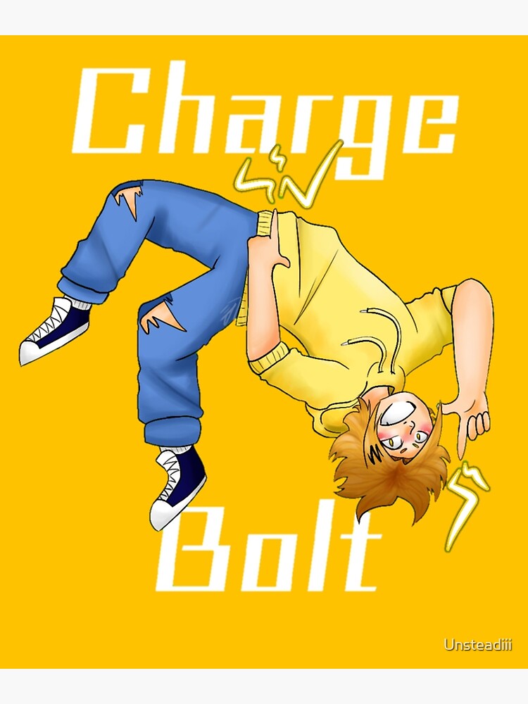 ""ChargeBolt!!" BNHA Denki Kaminari Fanart " Art Print by Unsteadiii ...