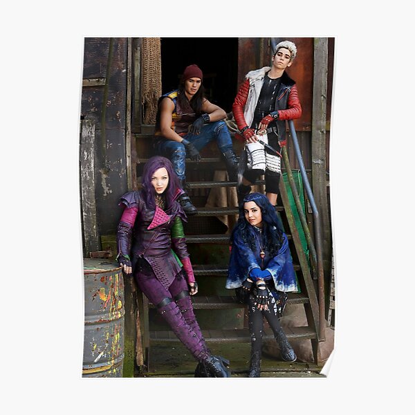 "descendants" Poster for Sale by justforya | Redbubble