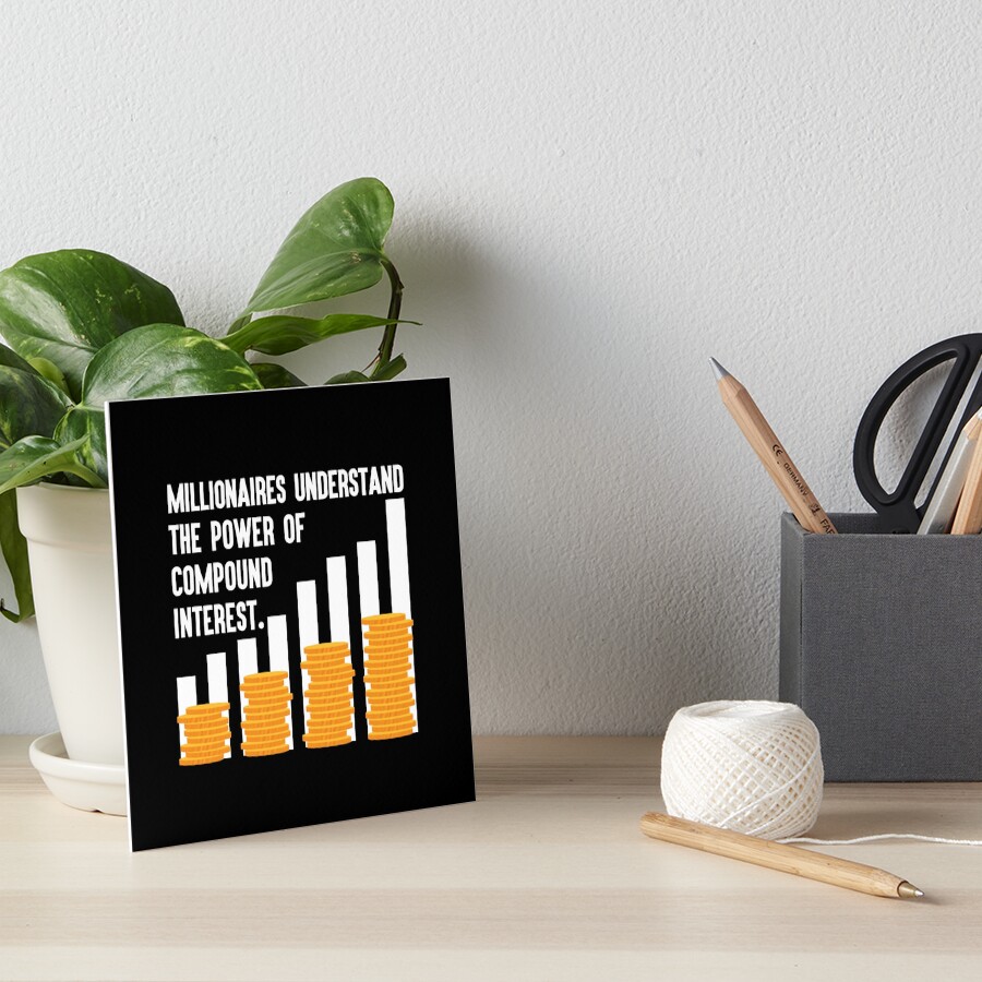 "Compound interest" Art Board Print by Coolprints1 | Redbubble