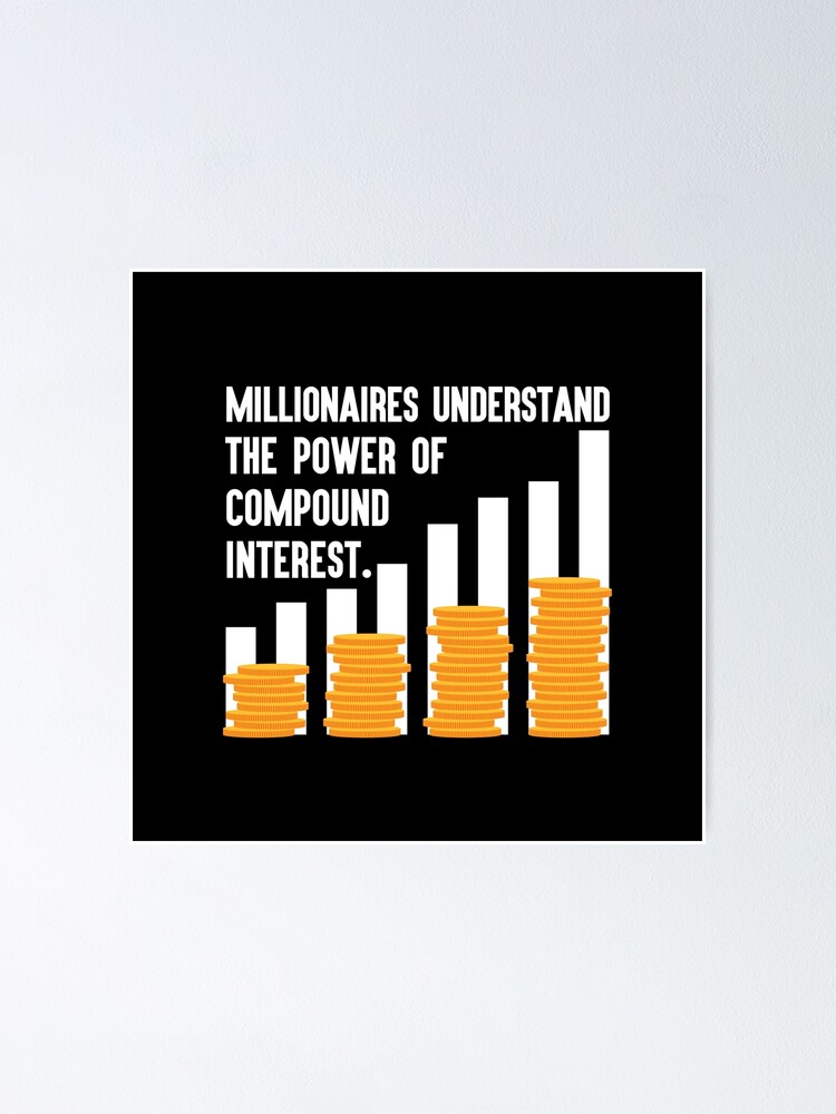"Compound interest" Poster for Sale by Coolprints1 | Redbubble