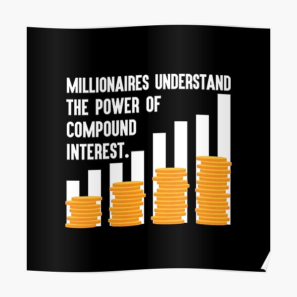 "Compound interest" Poster for Sale by Coolprints1 | Redbubble