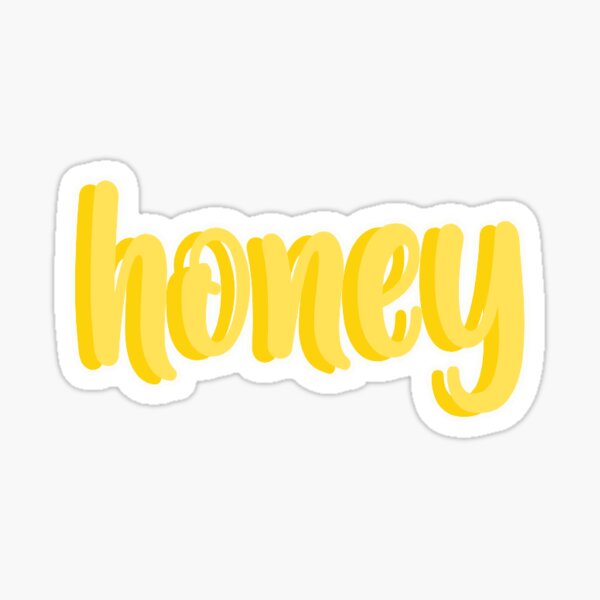 "Honey Sticker" Sticker by sheyrianaa | Redbubble