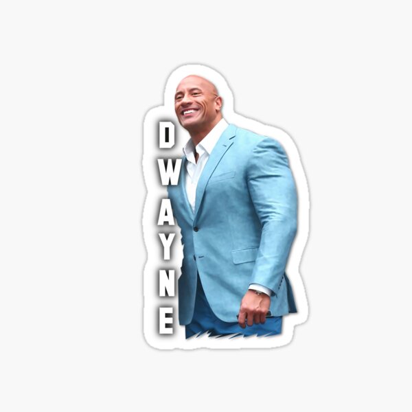 Dwayne The Rock Johnson Stickers | Redbubble
