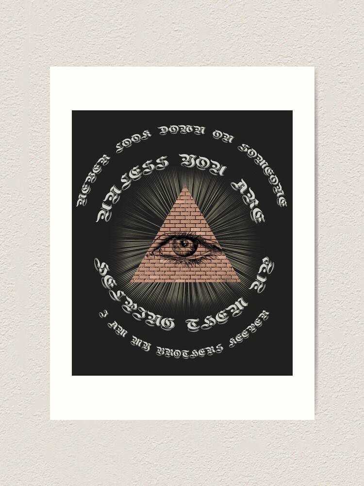 "Freemason Logo Masonic Lodge 2B1Ask1 Illuminati Mason Symbol" Art ...