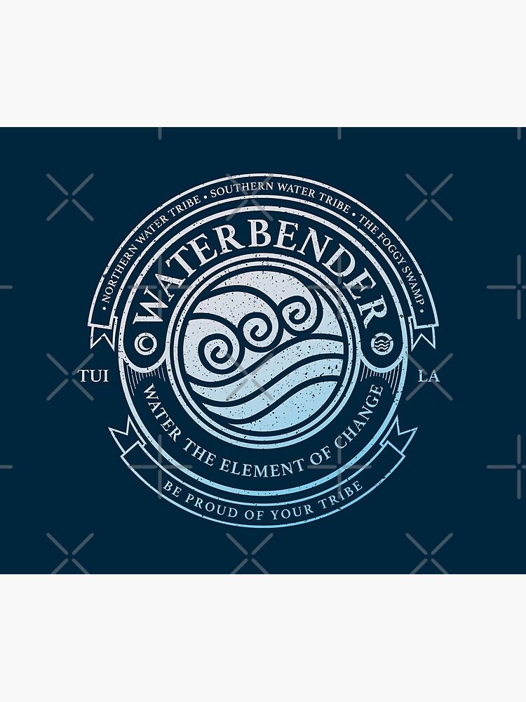 "ATLA Waterbender Symbol: Avatar The Last Airbender Inspired-Design ...