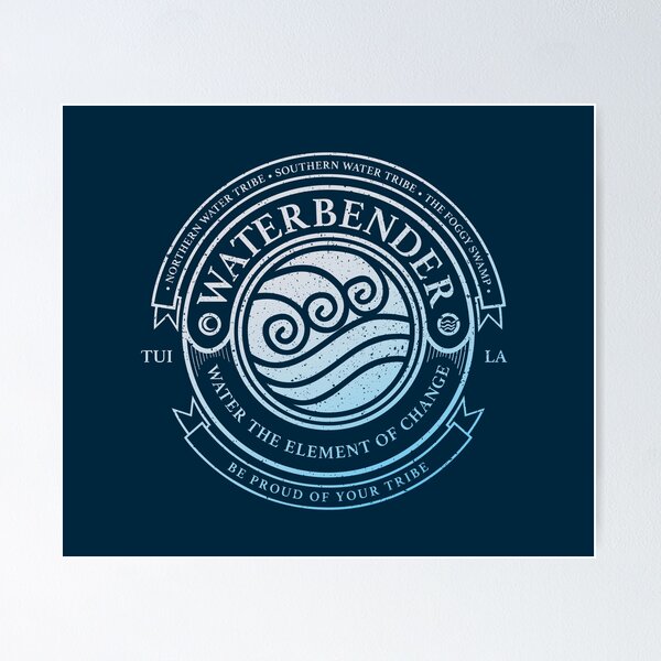 "ATLA Waterbender Symbol: Avatar The Last Airbender Inspired-Design ...