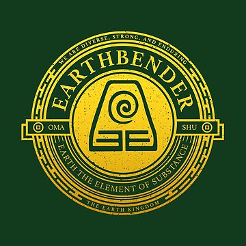"ATLA Earthbender Symbol: Avatar-Inspired Design" Mouse Pad for Sale by ...