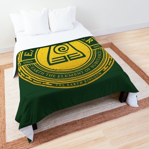"ATLA Earthbender Symbol: Avatar-inspiriertes Design" Tagesdecke von ...