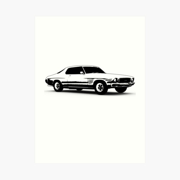 "Holden HQ Monaro GTS 350" Art Print for Sale by madetobedriven | Redbubble