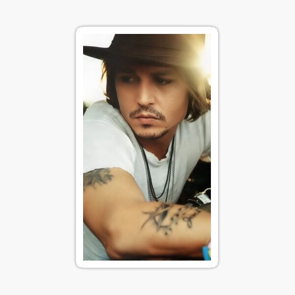 "johnny depp" Sticker by XIss | Redbubble