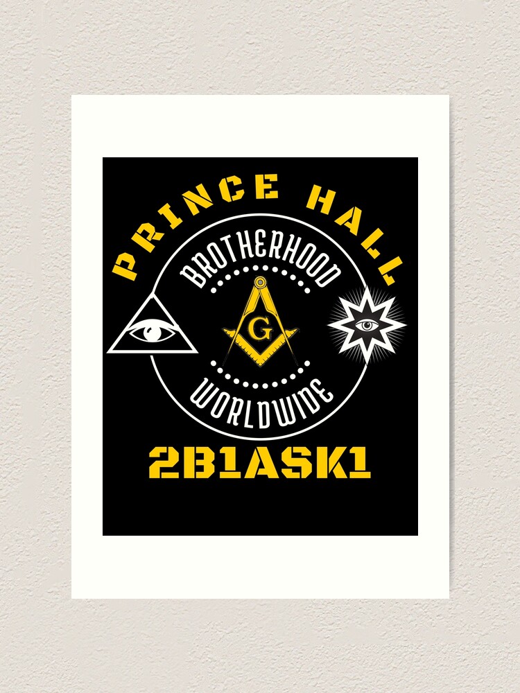 "Freemason Logo Masonic Lodge 2B1Ask1 Prince Hall Illuminati Mason ...