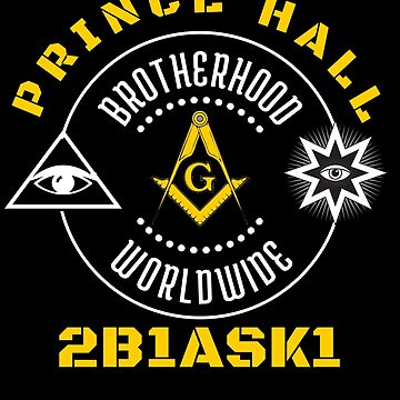 "Freemason Logo Masonic Lodge 2B1Ask1 Prince Hall Illuminati Mason ...