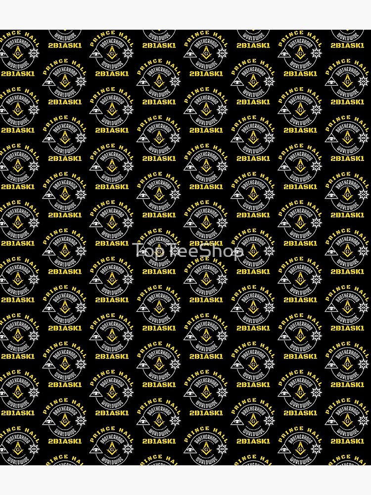 "Freemason Logo Masonic Lodge 2B1Ask1 Prince Hall Illuminati Mason ...