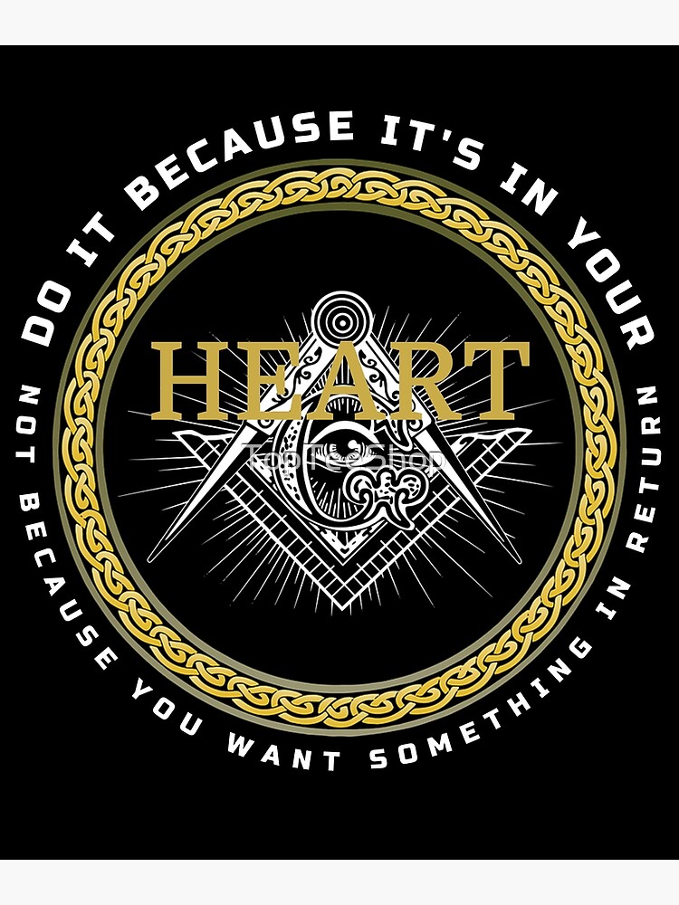 "Freemason Logo Masonic Lodge 2B1Ask1 Illuminati Mason Symbol" Art ...