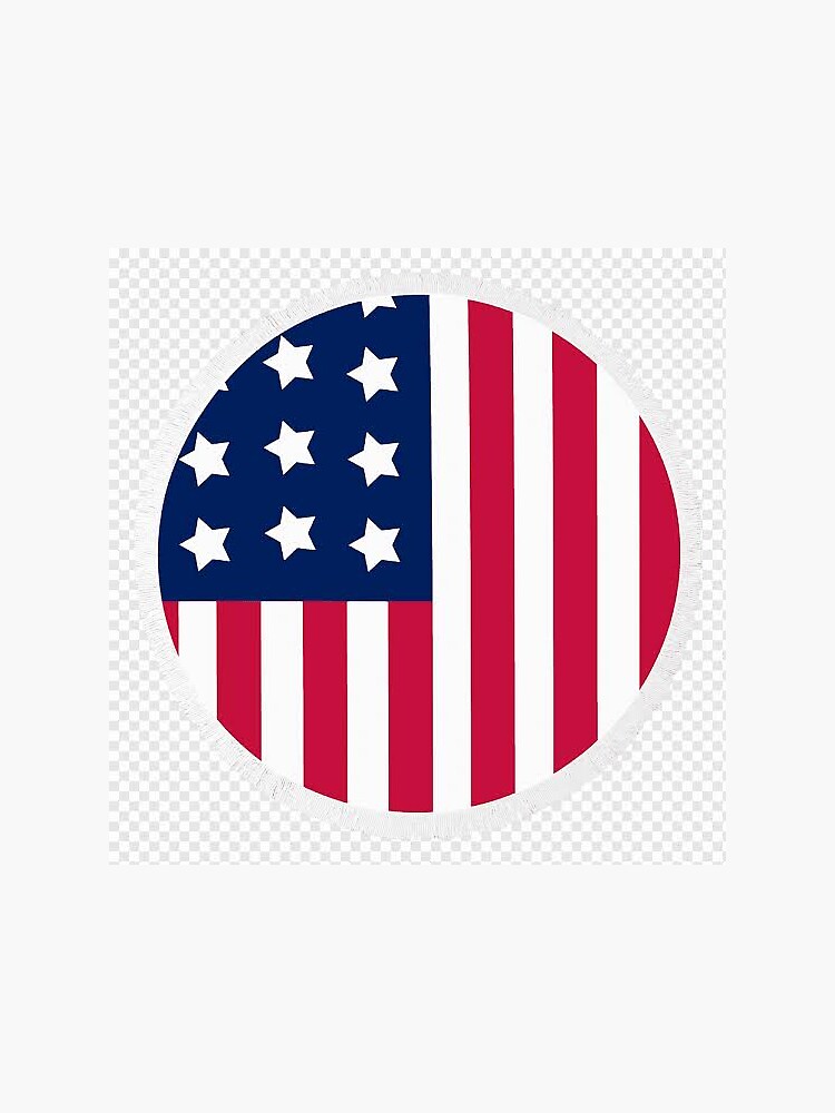 "USA FLAG LOGO" Sticker by Ashok777 | Redbubble