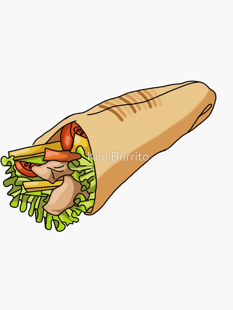 "shawarma " Sticker for Sale by KiwiBurrito | Redbubble