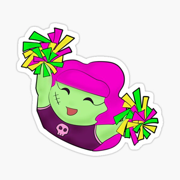 "Zombie Cheer!" Sticker for Sale by solsethegreat | Redbubble