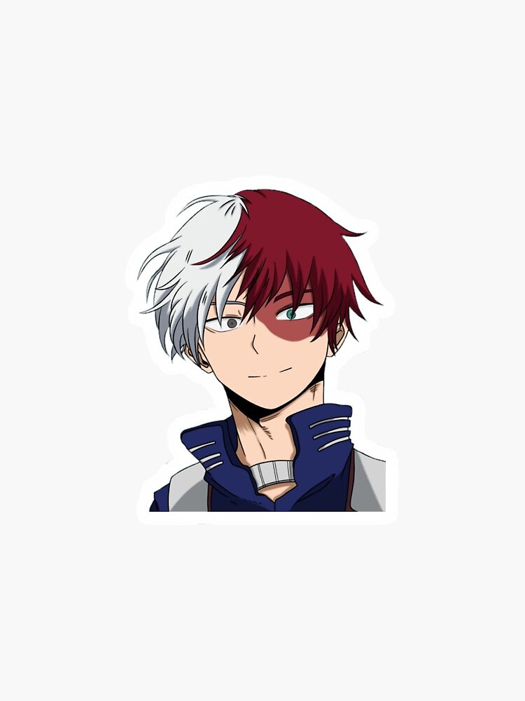 "Shoto Todoroki sticker" Sticker for Sale by AndreCassar | Redbubble