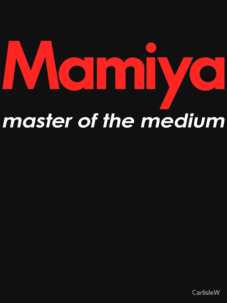 "Mamiya Photography Logo" T-shirt for Sale by CarlisleW | Redbubble | analogue t-shirts - mamiya ...
