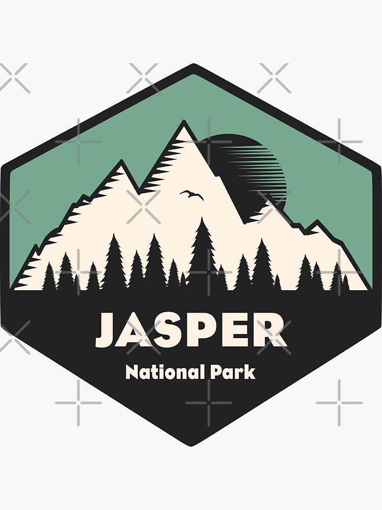 "Jasper National Park" Sticker for Sale by esskay | Redbubble