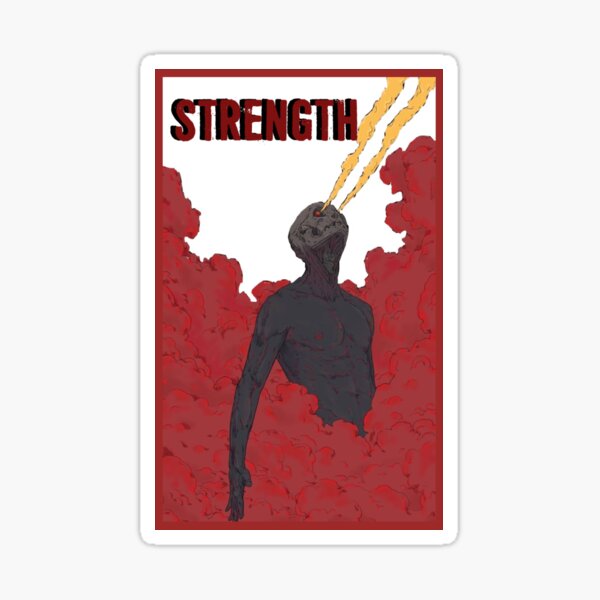"STRENGTH aesthetic" Sticker by ssofiiaa | Redbubble