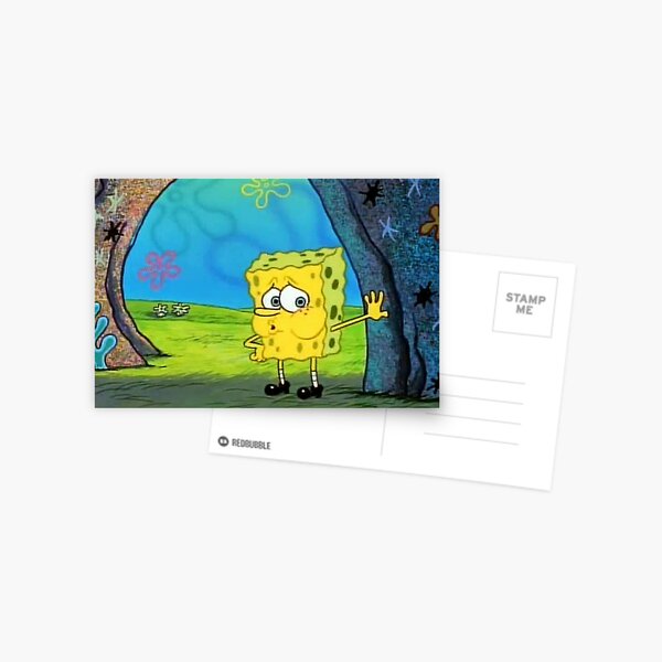 "Out of breath spongebob meme" Postcard by Emszter23 | Redbubble