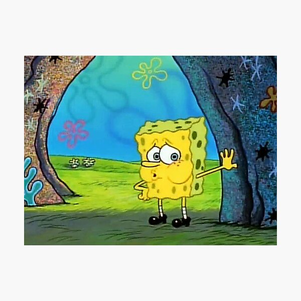 "Out of breath spongebob meme" Photographic Print for Sale by Emszter23 ...