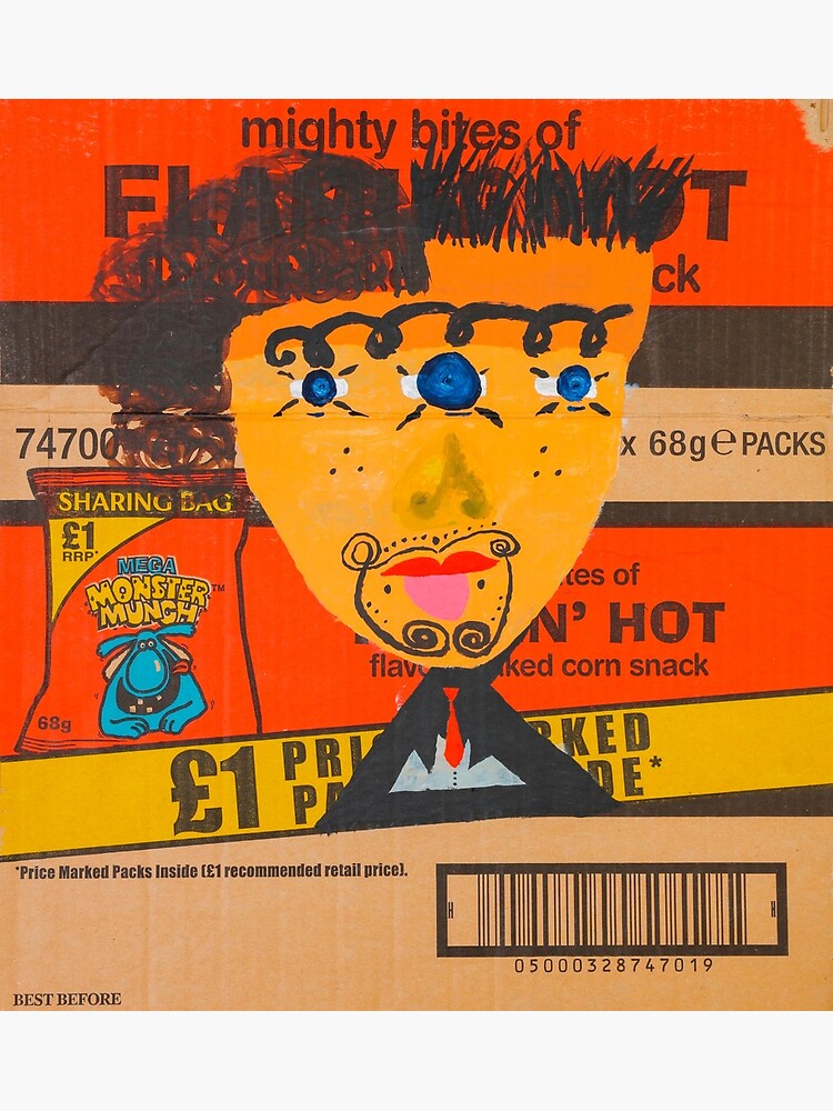 "Monster Munch - Cardboard Art" Poster by allacbart | Redbubble