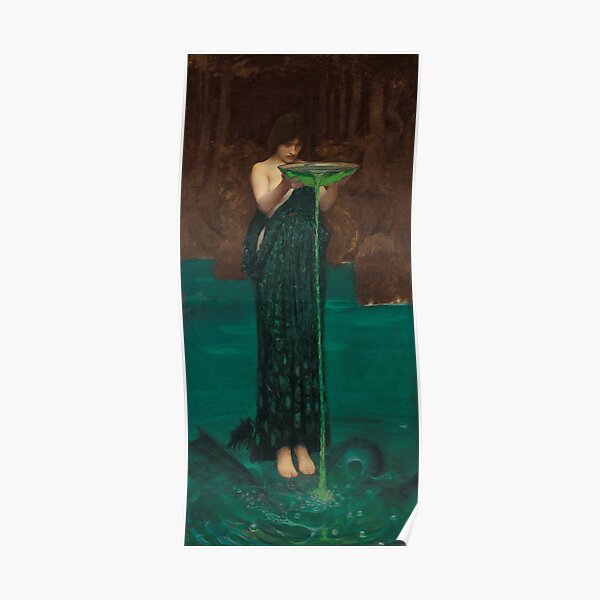 "Circe invidiosa Waterhouse Pre-Raphaelite" Poster by veryoldmaster1 ...
