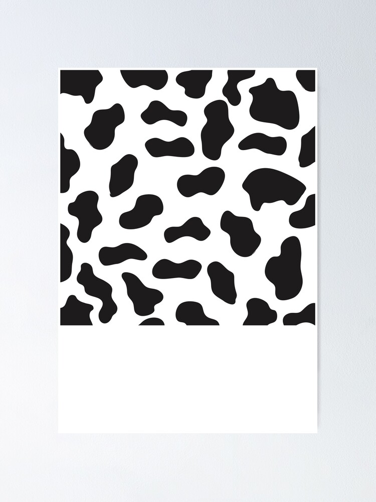 "Cow Print" Poster for Sale by kylamolu | Redbubble