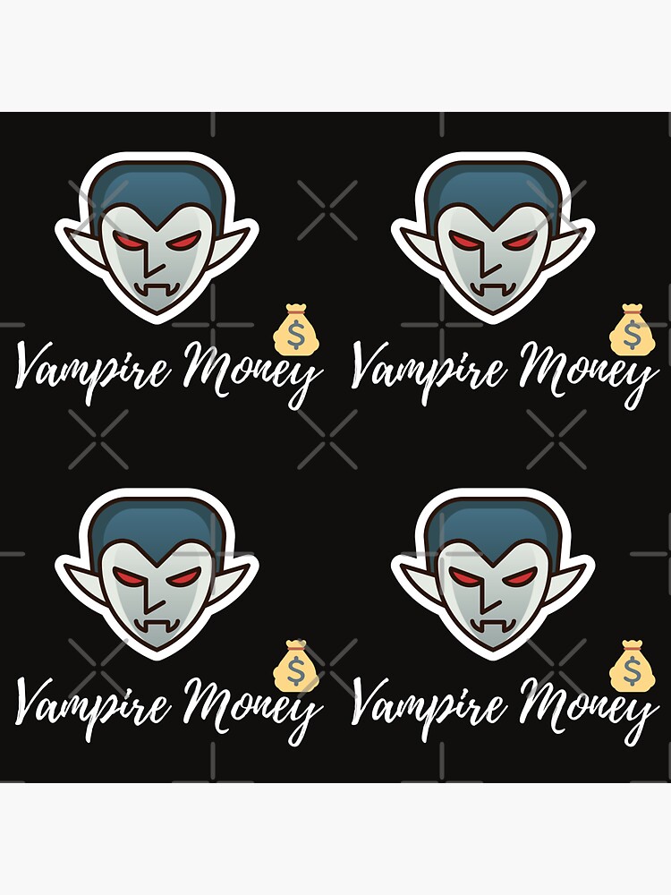 "vampire money" Sticker by himamshu | Redbubble
