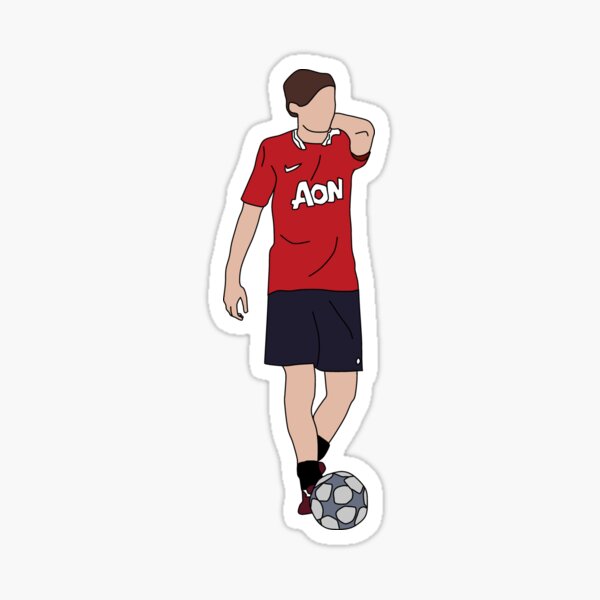 "Football Louis" Sticker by becca-styles | Redbubble