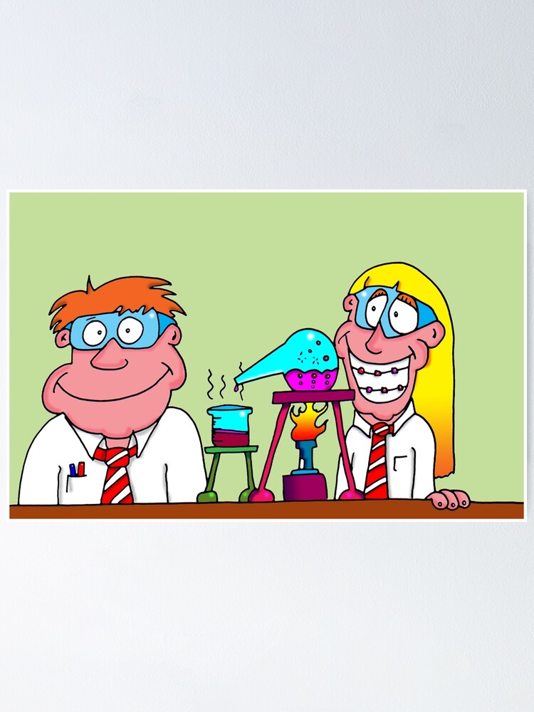 "Laboratory friends" Poster by JasonTrivettart | Redbubble