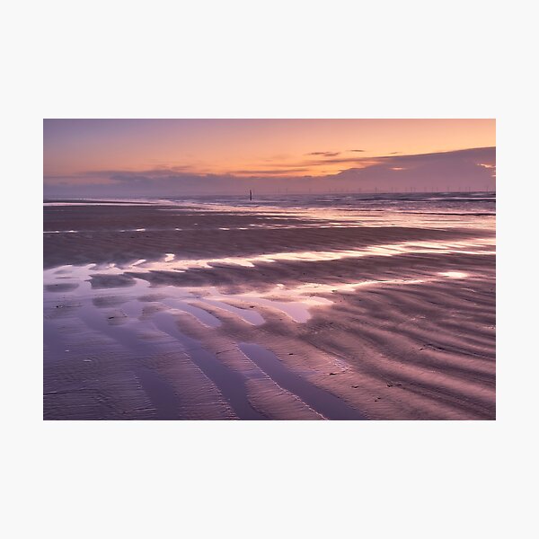 "Formby Beach at Sunset" Photographic Print for Sale by rnwhalley ...