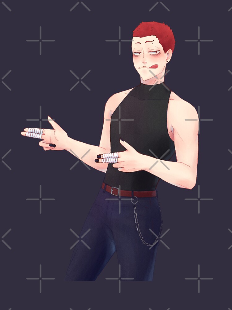 "Finger Guns Timeskip Pierced Tendou Satori" T-shirt by breakingpenguin ...