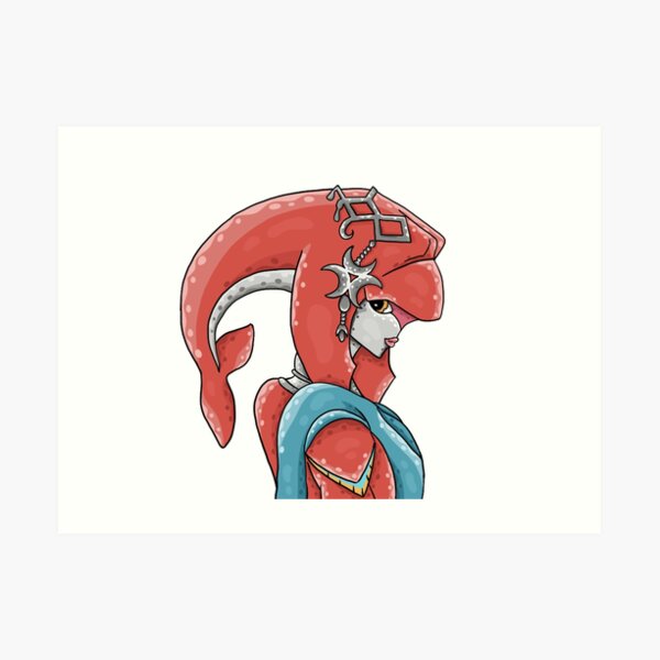 "Zelda Breath Of The World- Mipha" Art Print for Sale by SlodderVos ...