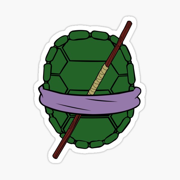 "donatello TMNT single stick" Sticker for Sale by geofanylauren | Redbubble