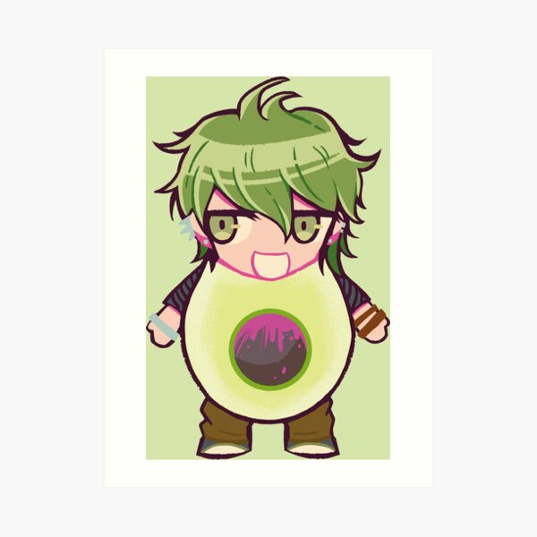 "Rantaro Amami (avocado)" Art Print by okicoma | Redbubble