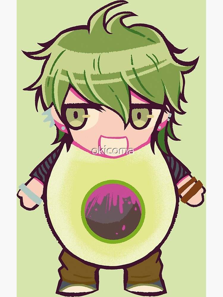 "Rantaro Amami (avocado)" Art Print by okicoma | Redbubble
