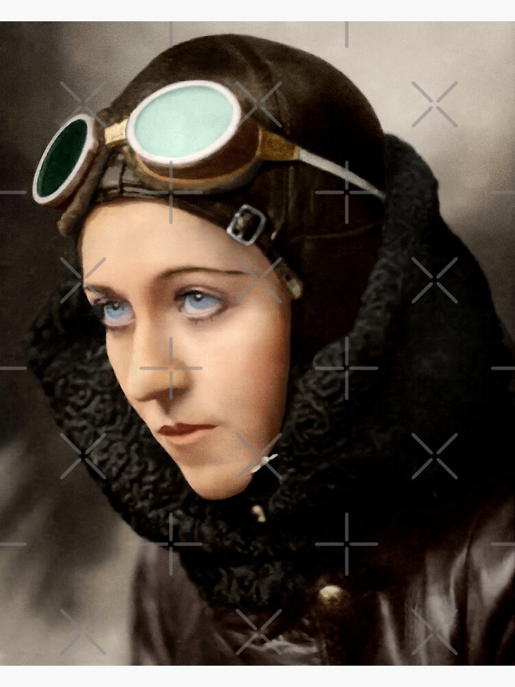 "The Lady Pilot " Poster by ftimagens | Redbubble