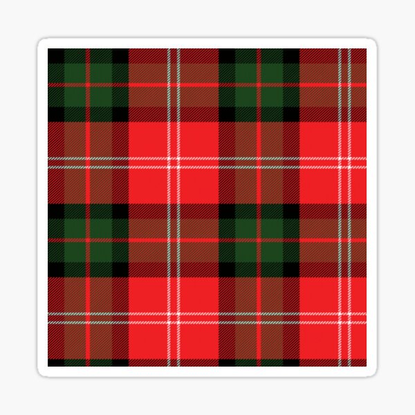 "Clan Nesbitt Tartan " Sticker by ljrigby | Redbubble