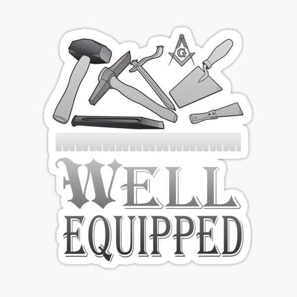 "Freemason Logo Masonic Lodge 2B1Ask1 Well Equipped Mason Tools ...