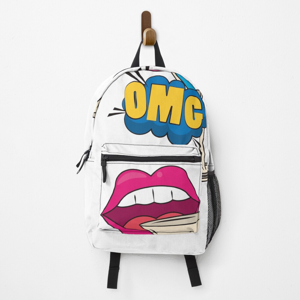 "Mouth Lips And Cocktail " Backpack for Sale by Bouazar01 | Redbubble