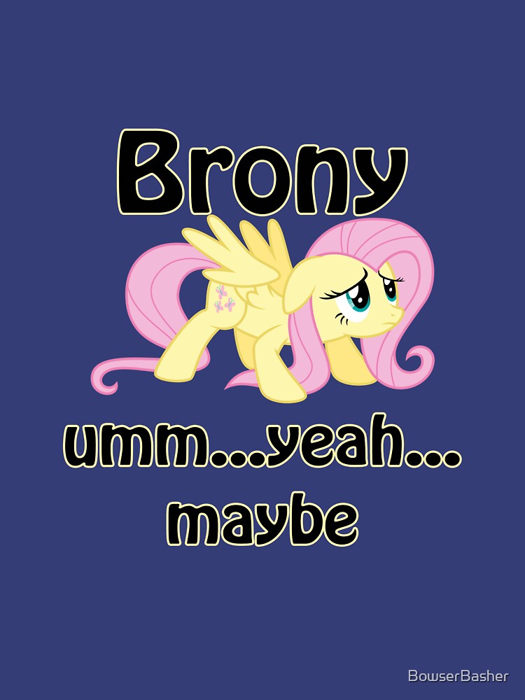 "Shy Brony" T-shirt for Sale by BowserBasher | Redbubble | fluttershy t ...